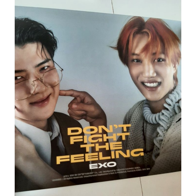 Jual POSTER SEHUN KAI EXPANSION DON'T FIGHT THE FEELING DFTF | Shopee ...