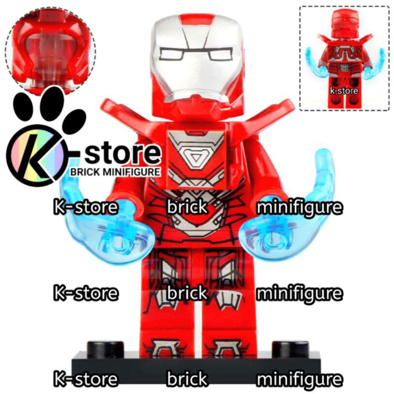 Jual lego iron man ironman mark 33 mk 33 mark XXXIII silver centurion ...