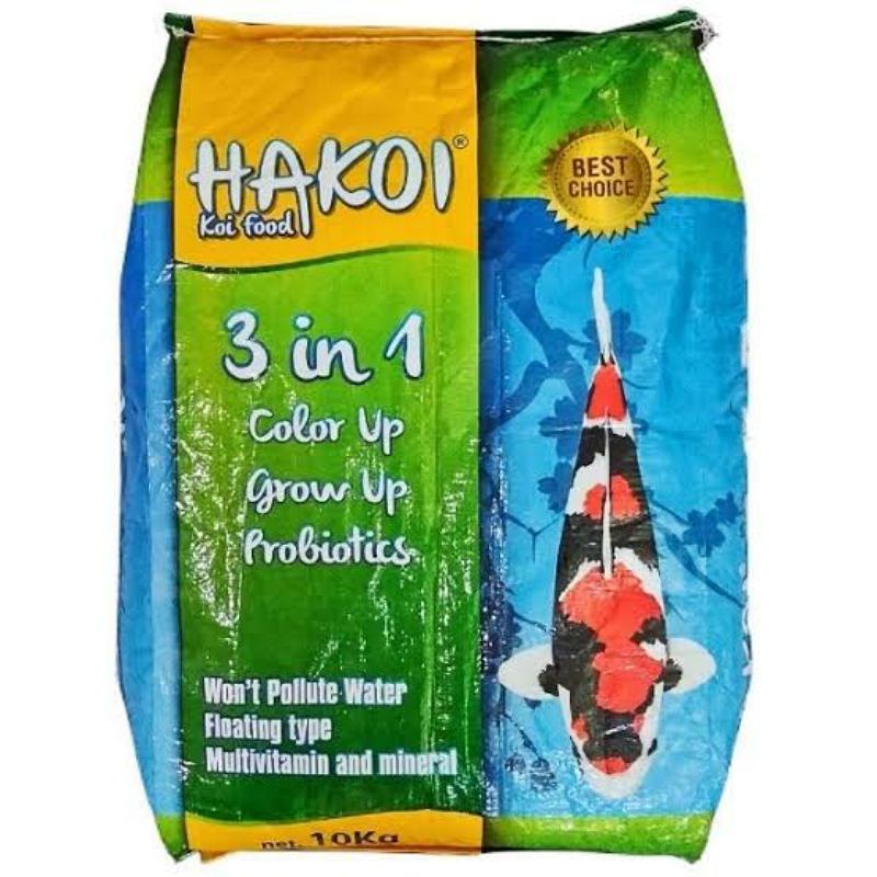 Jual HAKOI Pakan Ikan Koi 3 in 1 ukuran 2mm | Shopee Indonesia