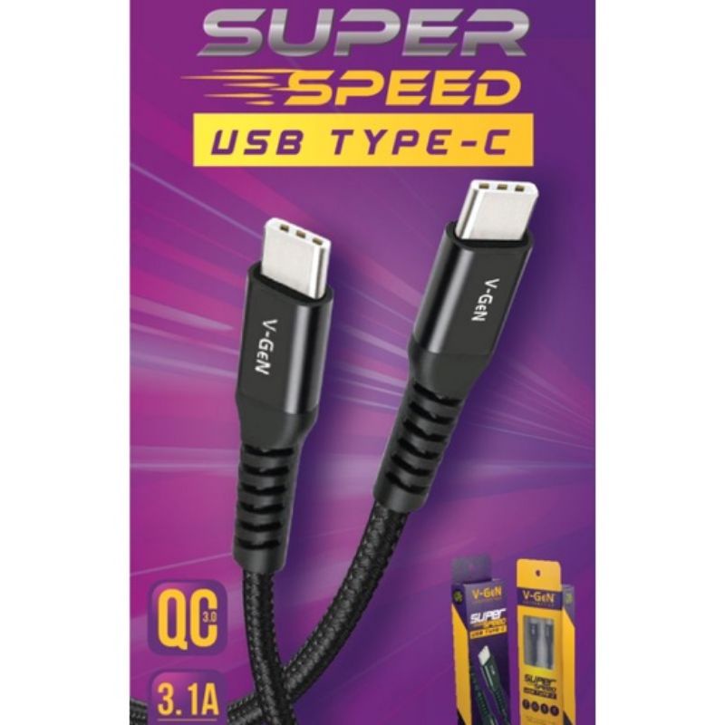Jual [Vgen.CT20] Kabel Data Type C To C A52/A53/A73/A70/A72/A80/S20/S21 ...