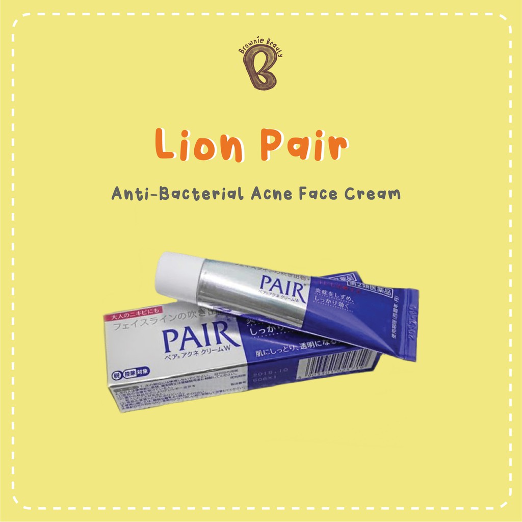 Jual LION PAIR ACNE CREAM JAPAN ORIGINAL W 14g /24g ANTIBACTERIAL ACNE ...