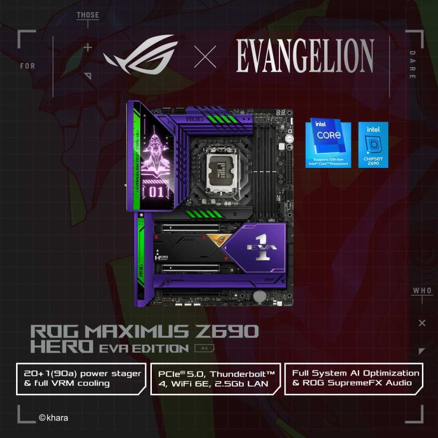 Jual ASUS ROG MAXIMUS Z690 HERO EVA Edition - Intel Motherboard LGA1700 ...