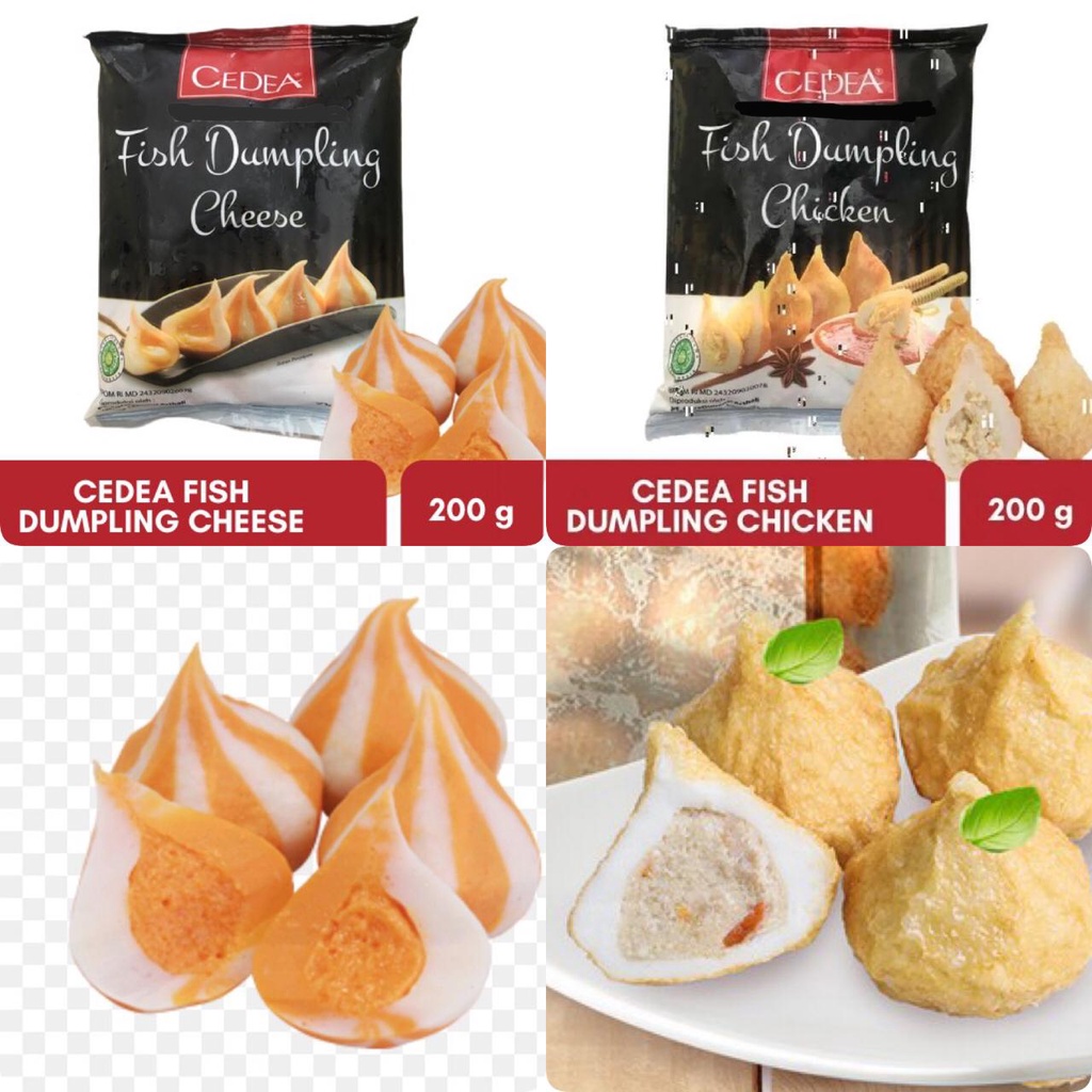 Jual CEDEA FISH DUMPLING CHEESE & CHICKEN 200gr - FREE TERIYAKI SAUCE ...