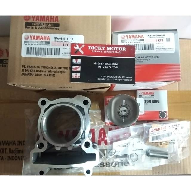 Jual Blok Silinder Dan Piston Kit Set Yamaha Vixion Original | Shopee Indonesia