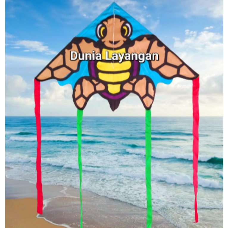 Jual LAYANGAN HIAS KAIN PARASUT KALONG/LOWO/KELELAWAR KUPU KUPU LEBAH ...