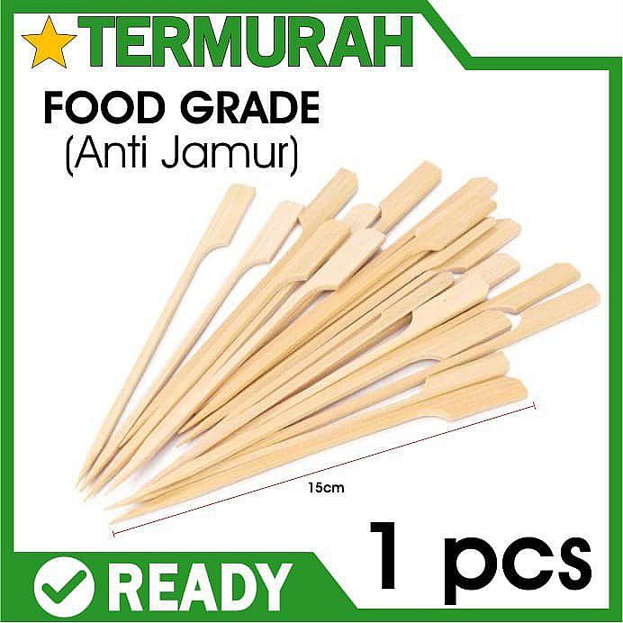 Jual Pcdshop Tusuk Sate Panjang 15cm Bersih Tidak Hitam Tusuk Batang ...