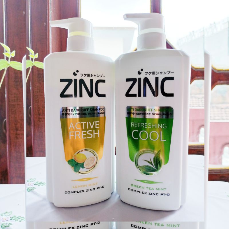 Jual Zinc Shampoo Jumbo Active Fresh Lemon Mint/Refreshing Cool 680ml ...