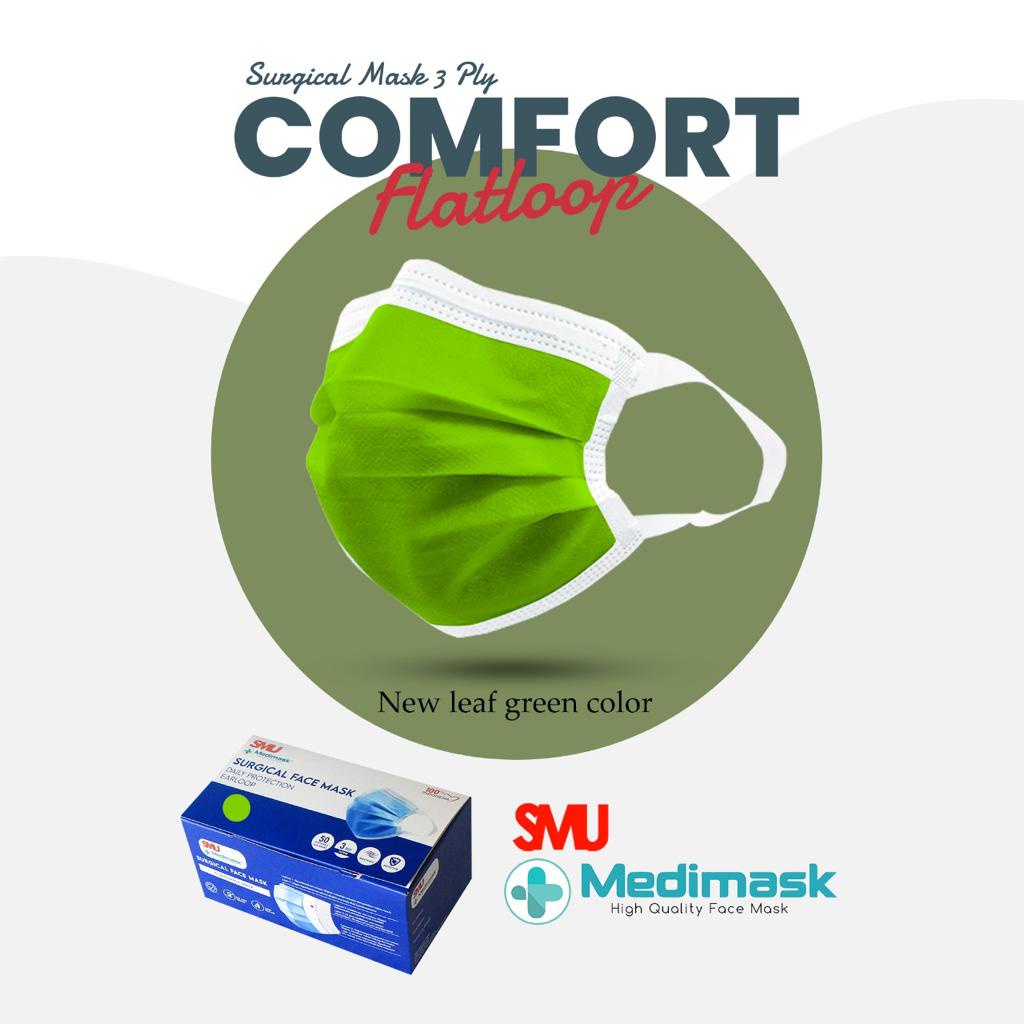 Jual MEDIMASK COMFORTLOOP-masker 3ply tali kuping model baru-NEW COLOUR ...