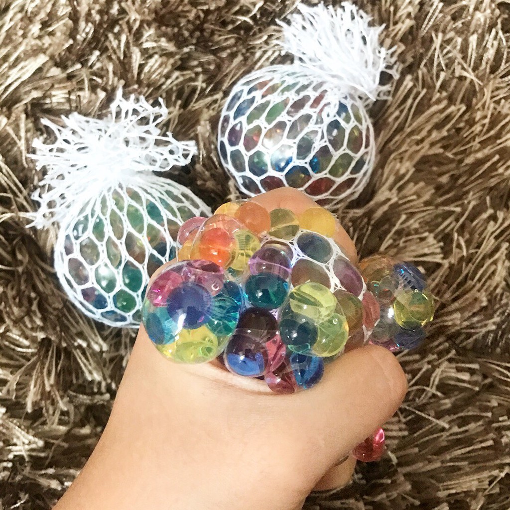 Jual RAINBOW WATERBEADS SMASH BALL SQUISHY | Shopee Indonesia