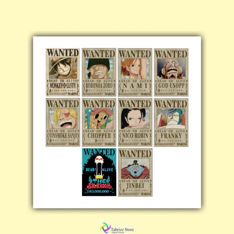Jual Poster buronan one piece | Shopee Indonesia