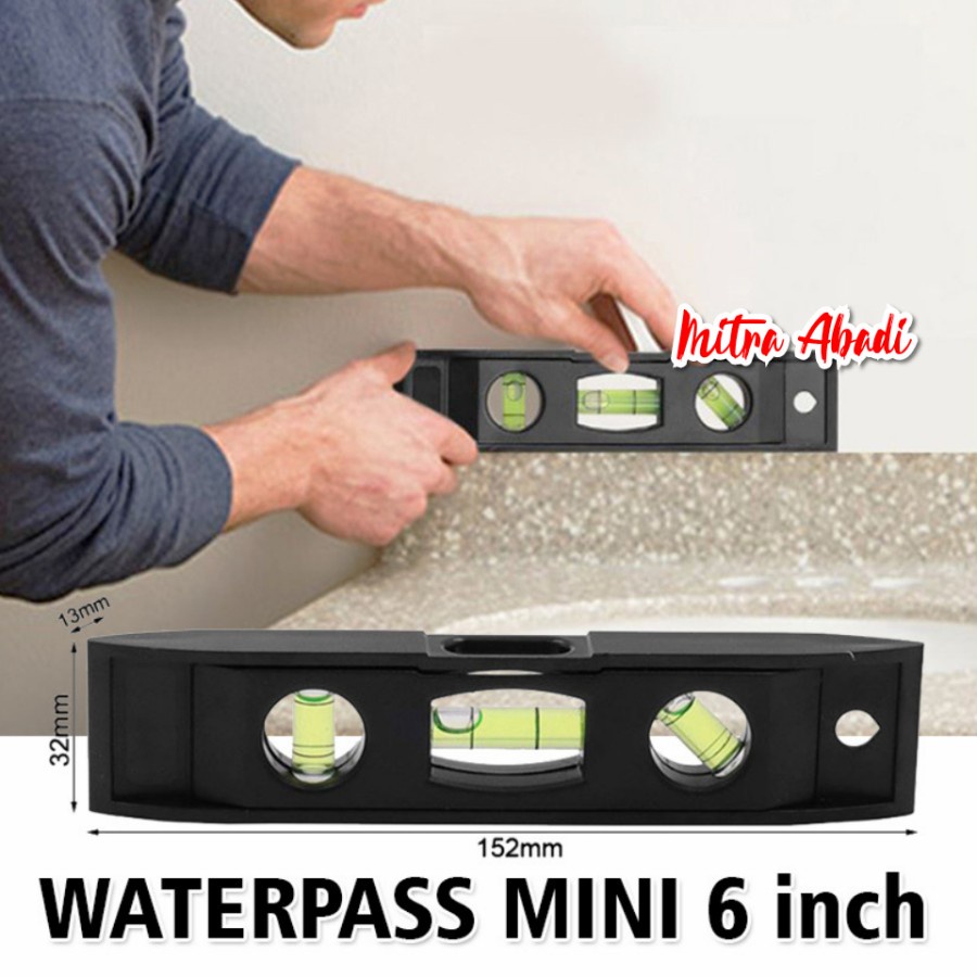 Jual Waterpass Magnet Mini 6 INCH / 6" | Shopee Indonesia