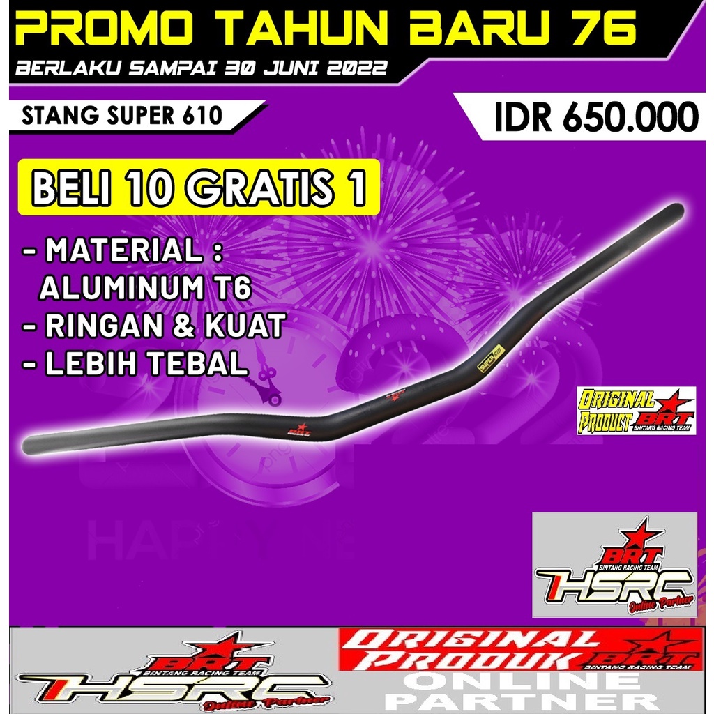 Jual SUPER HANDLE BAR BRT FATBAR 610 STANG STIR Universal TRAIL KLX WR ...