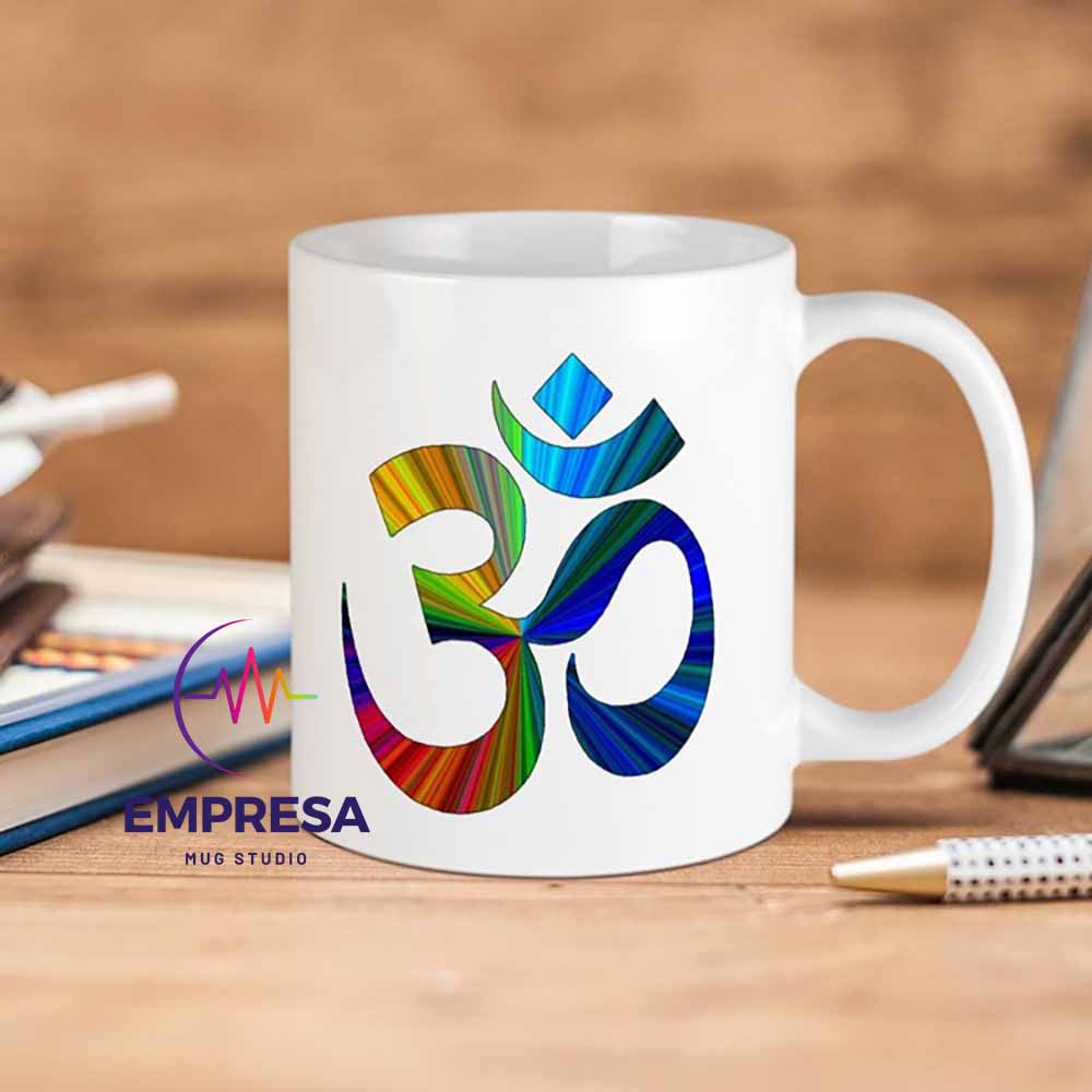 Jual Namaste Rainbow B Mug Om Ceramics Coffee Mug | Shopee Indonesia