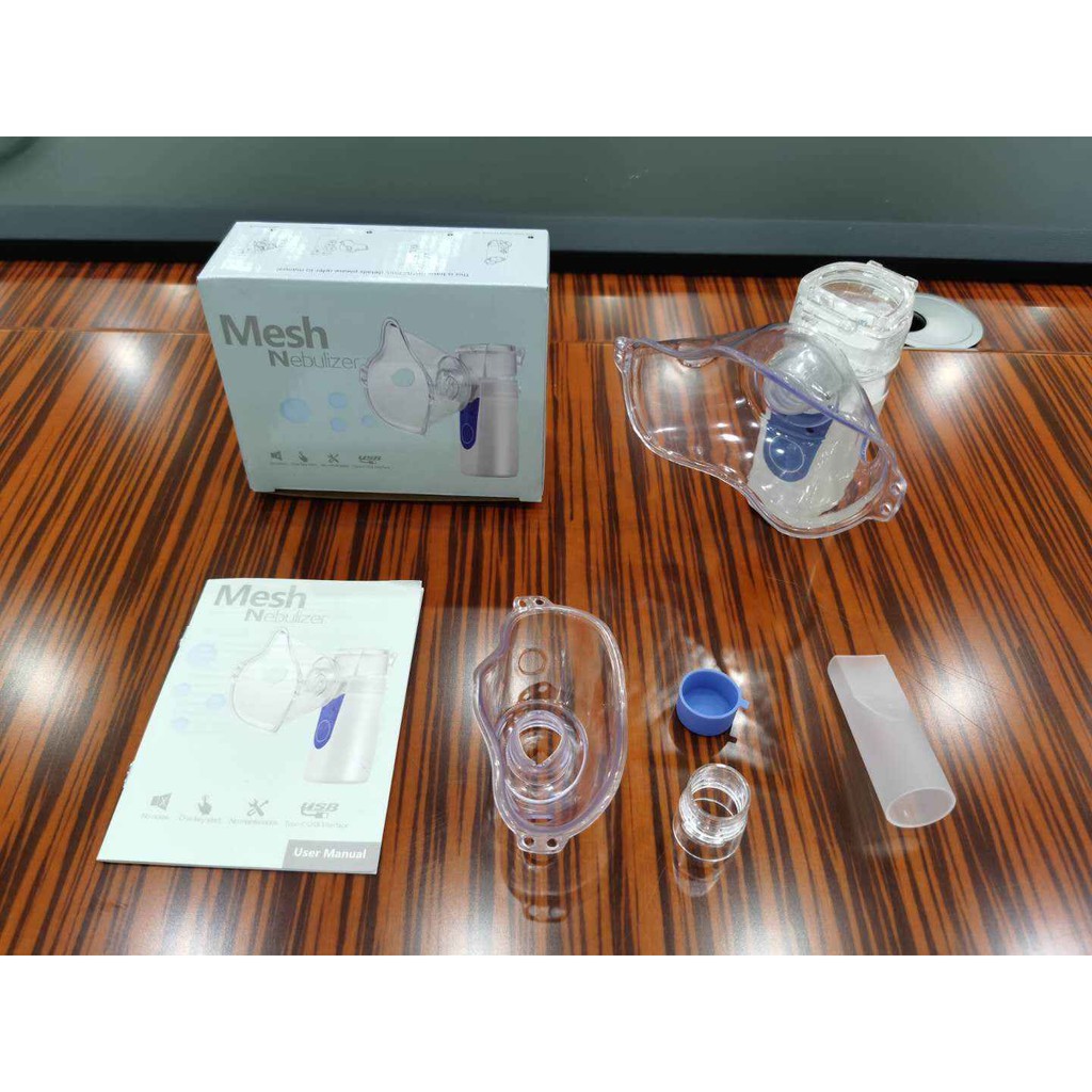 Jual Portable Mesh Nebulizer Alat Uap Bantu Pernafasan Asma Inhalasi ...