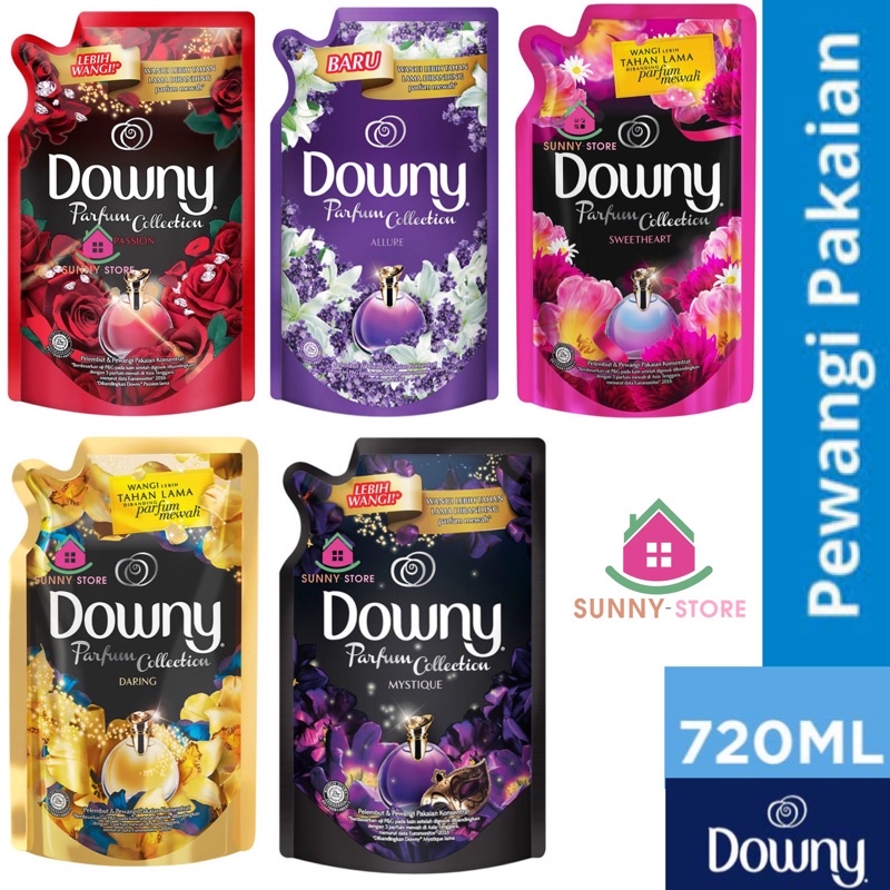 Jual DOWNY PARFUM COLLECTION Pewangi Pelembut Pakaian Refill Mystique ...