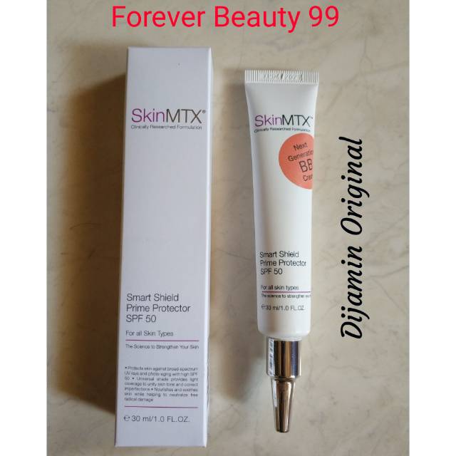 Jual SkinMTX BB cream SPF 50 - bb krim smart shield sun protector skin ...