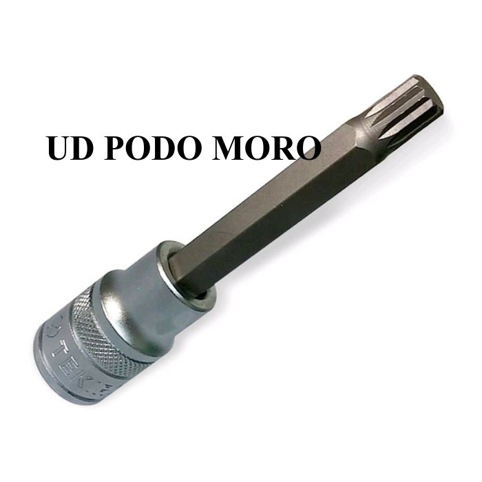 Jual Tekiro 1/2 Inch Socket Bit Spline M9.5 x 100 mm SC-SS0640 1/2" M 9 ...