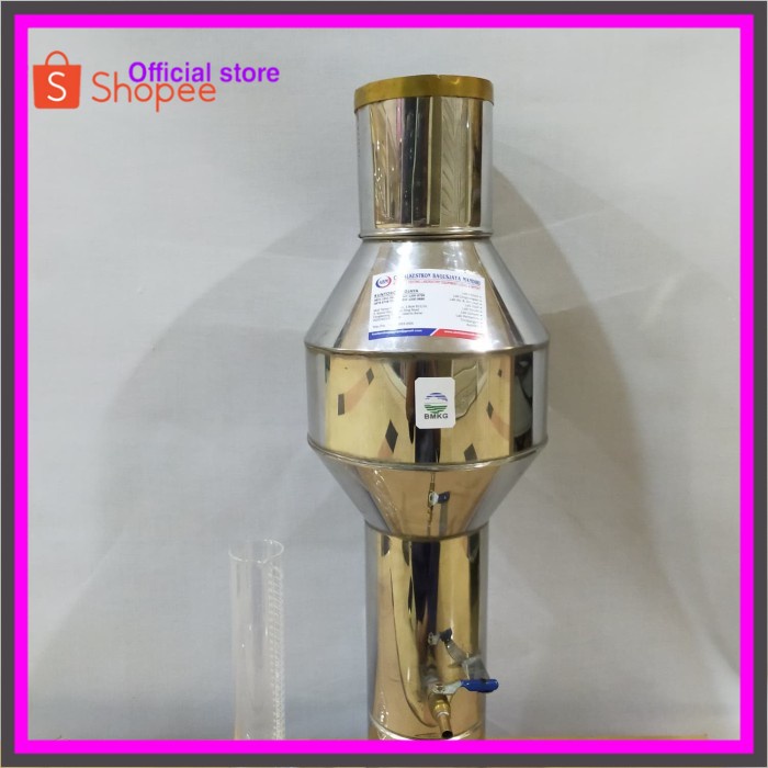 Jual Ombrometer/alat curah hujan stainless standar BMKG | Shopee Indonesia