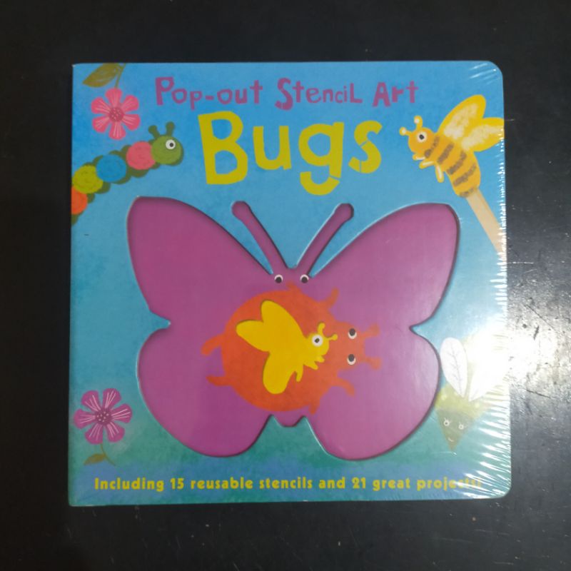 Jual Pop-out Stencil Art Bugs Board Book Activity Buku Anak Balita ...