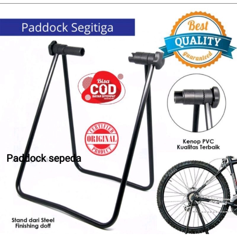 Jual paddock sepeda universal/ Bike stand sepeda/jagang sepeda | Shopee ...