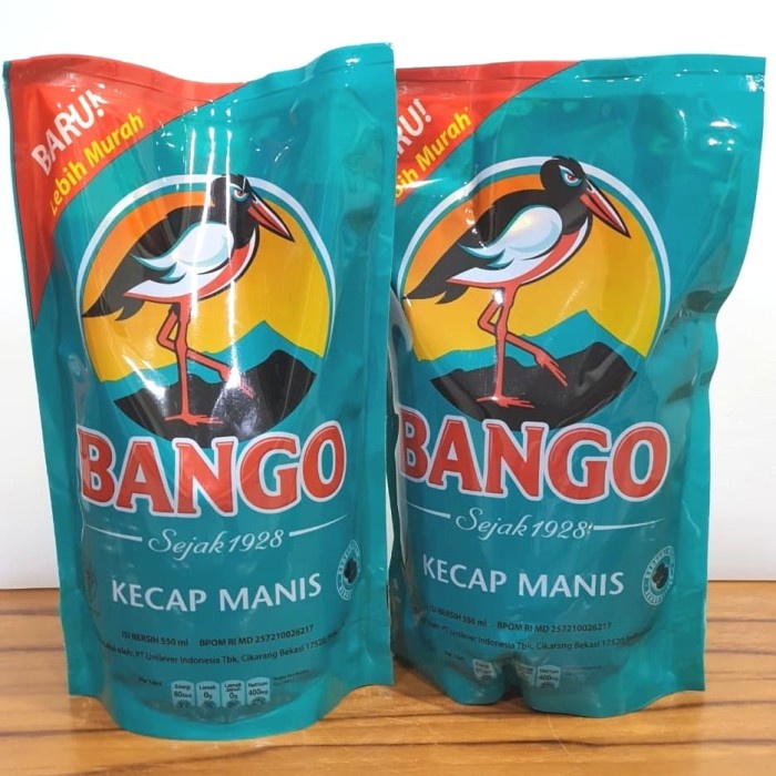 Jual KECAP REFILL BANGO (pack 550ml) | Shopee Indonesia