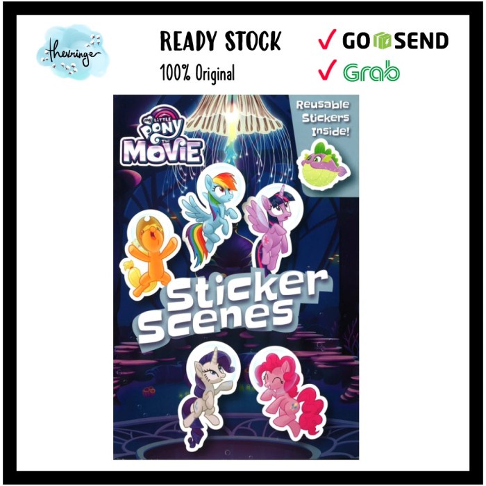Jual My Little Pony Movie Sticker Scenes Original Buku Sticker Pony ...