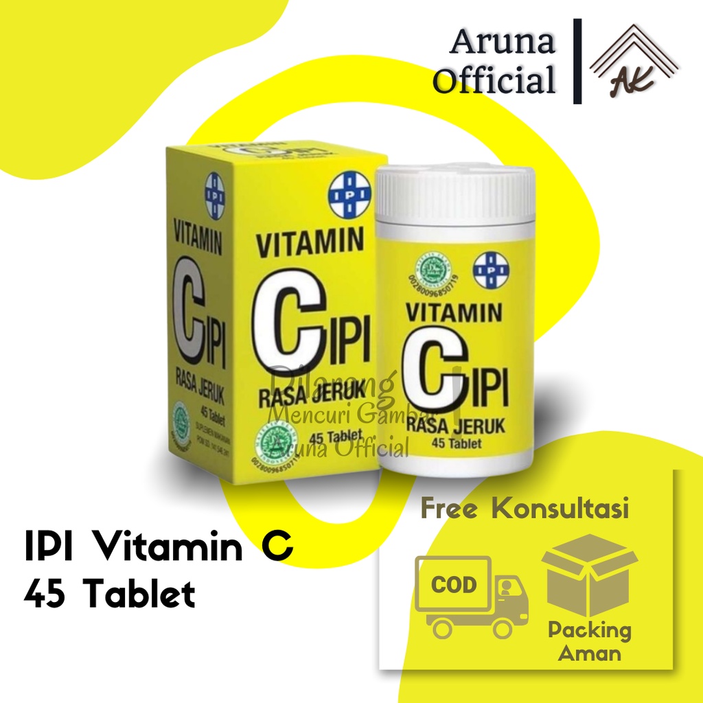 Jual Vitamin C IPI ISI 45 Tablet | Shopee Indonesia