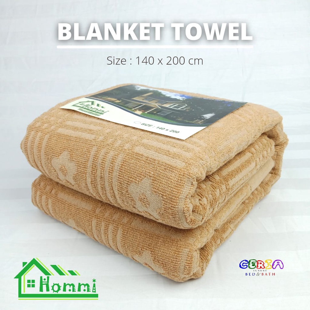 Jual Selimut Handuk Polos Dewasa HOMMI 140x200 cm Mocca | Shopee Indonesia