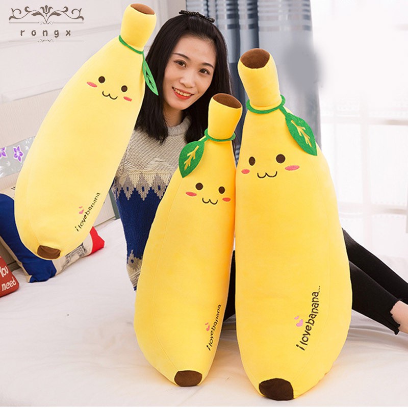 Jual Boneka Pisang Bordir Boneka Plush Model Pisang Banana Jumbo Ukuran ...