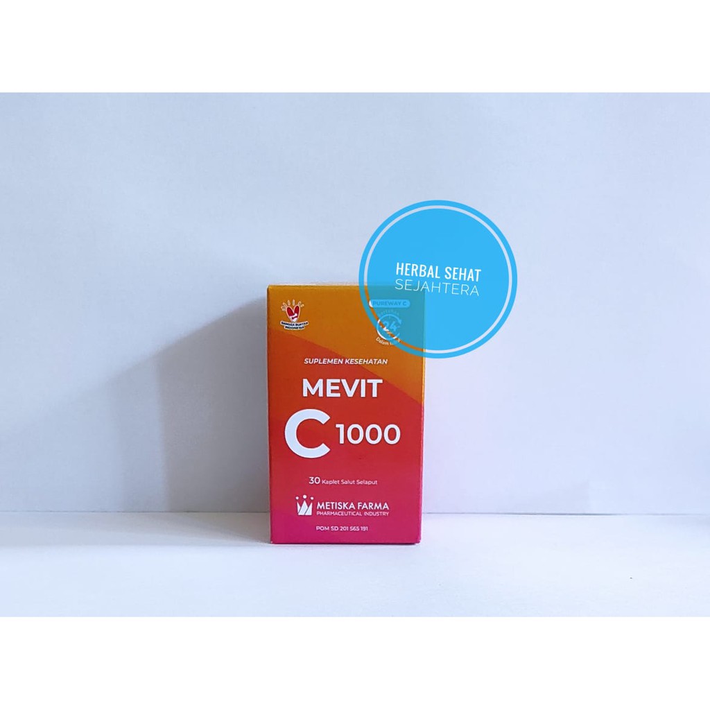 Jual MEVIT C Mevit C 1000MG Kaplet Salut Selaput | Shopee Indonesia