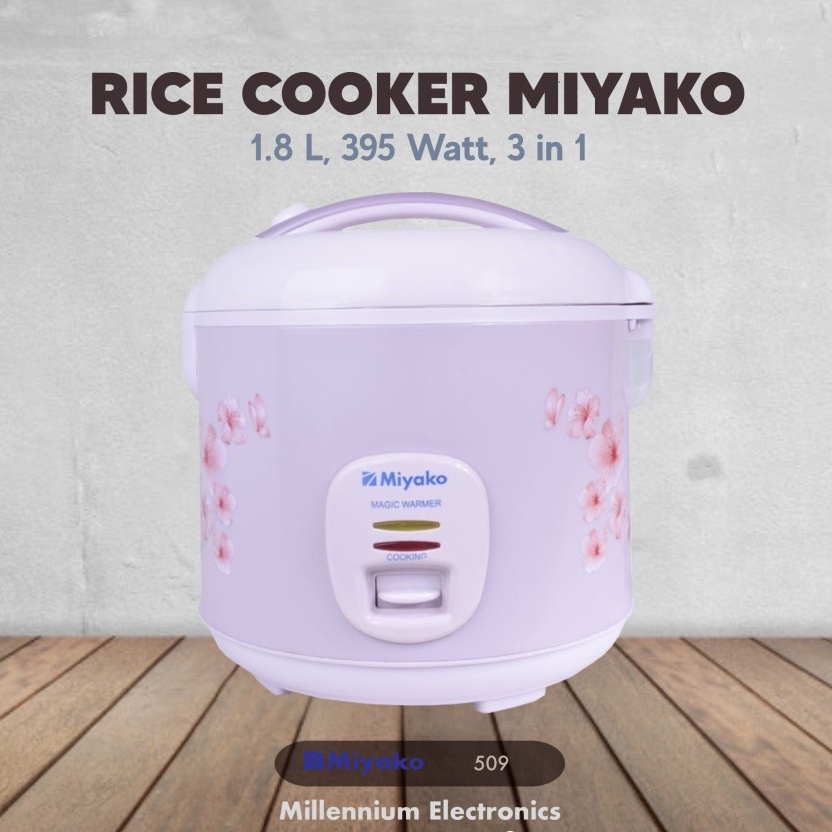 Jual MIYAKO MCM 509 Rice Cooker Magic Com 3 in 1 1.8 Liter penanak nasi ...
