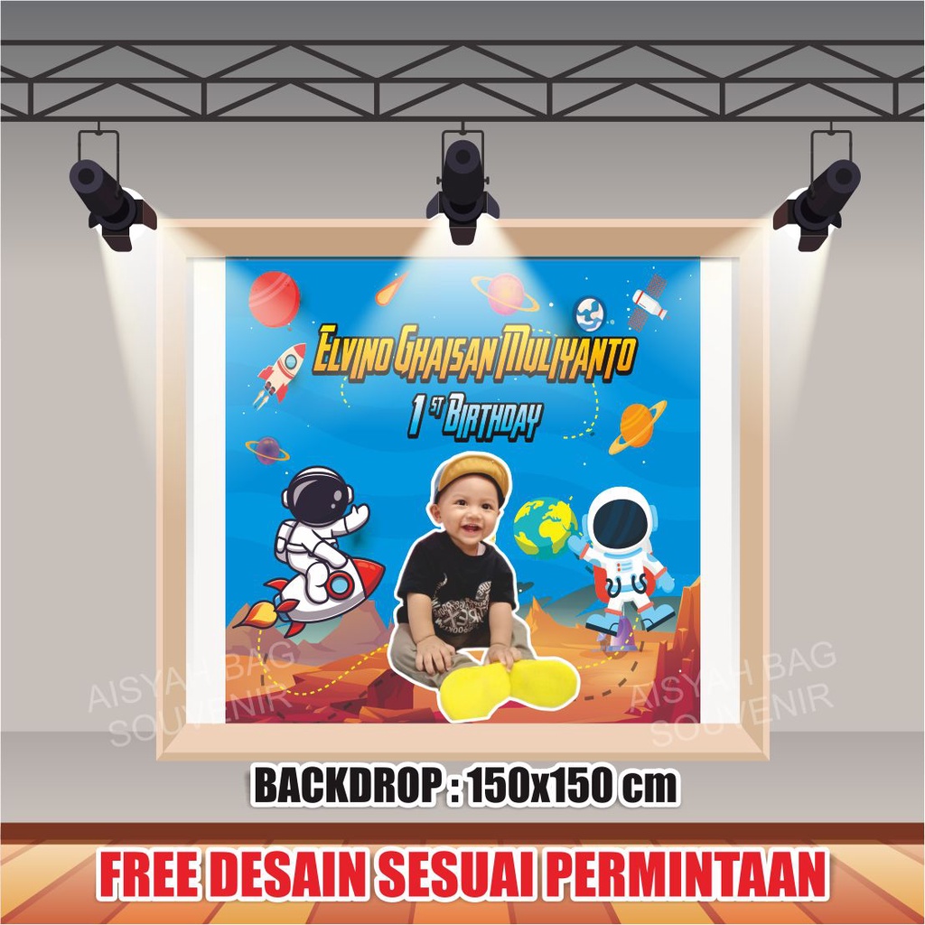 Jual BACKDROP ULTAH / BACKDROP ULANG TAHUN / SPANDUK ULTAH / BANNER ...