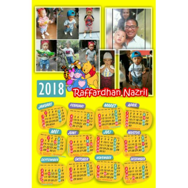 Jual Kalender foto 1lembar | Shopee Indonesia