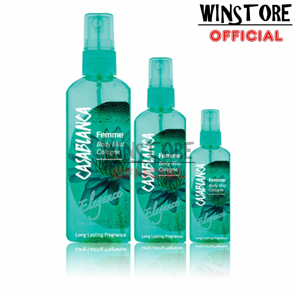 Jual CASABLANCA BODY MIST COLOGNE EDITION - ELEGANCE 100% ORIGINAL ...