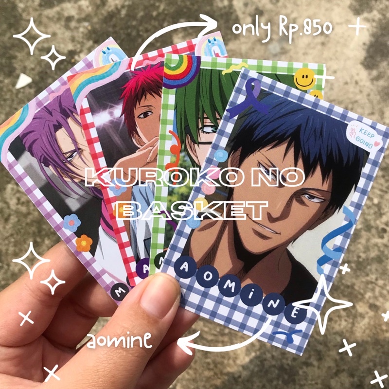 Jual Polaroid Deco Anime Kuroko No Basket (Seirin x Kiseski No Sedai ...