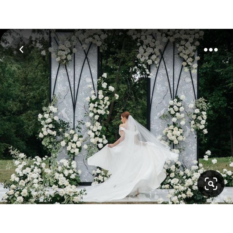 Jual pergola besi wedding / backdrop pelaminan | Shopee Indonesia