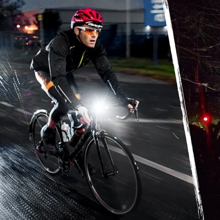 Jual Lampu LED Sepeda Depan Belakang / LED Sepeda Terang BAGUS SET ...