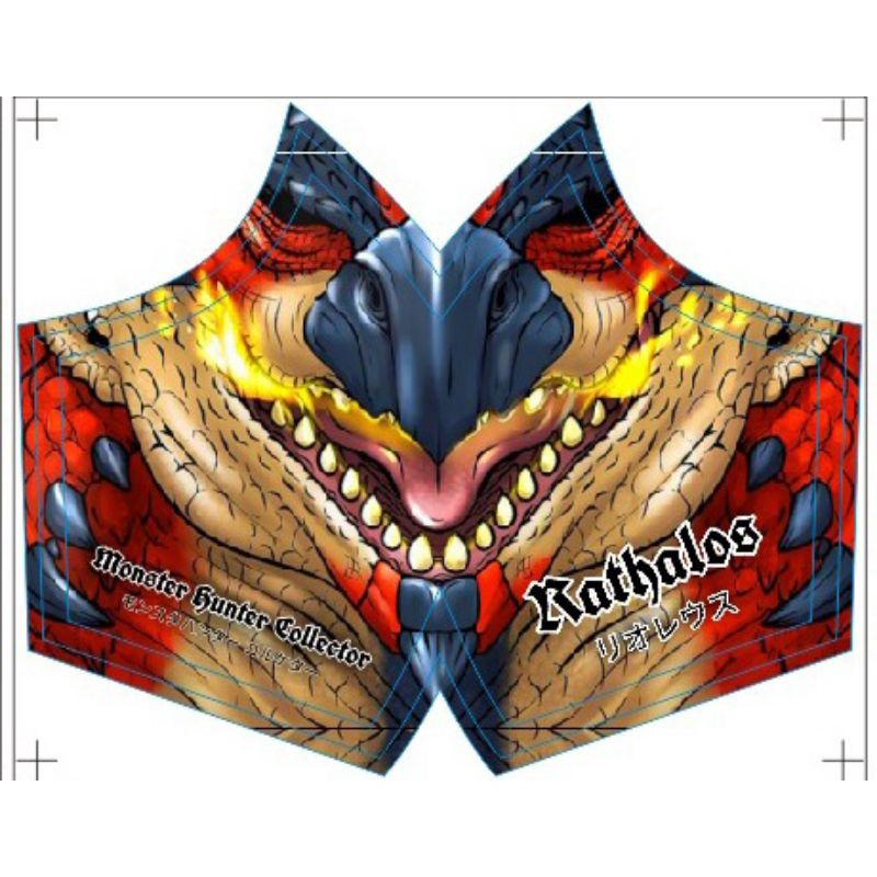 Jual Monster Hunter Face Mask : Alatreon, Rathalos, Gore Magala ...