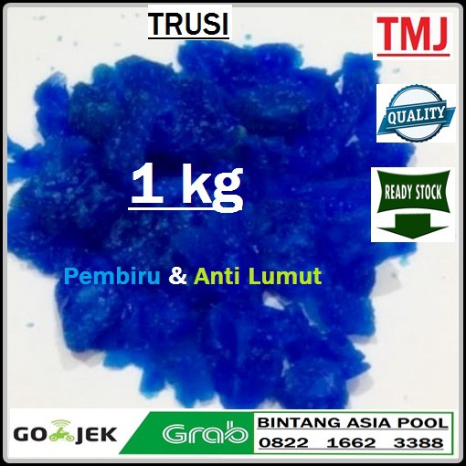 Jual Trusi / Prusi Obat Penjernih Air Kolam Renang 1kg Grab Gojek ...