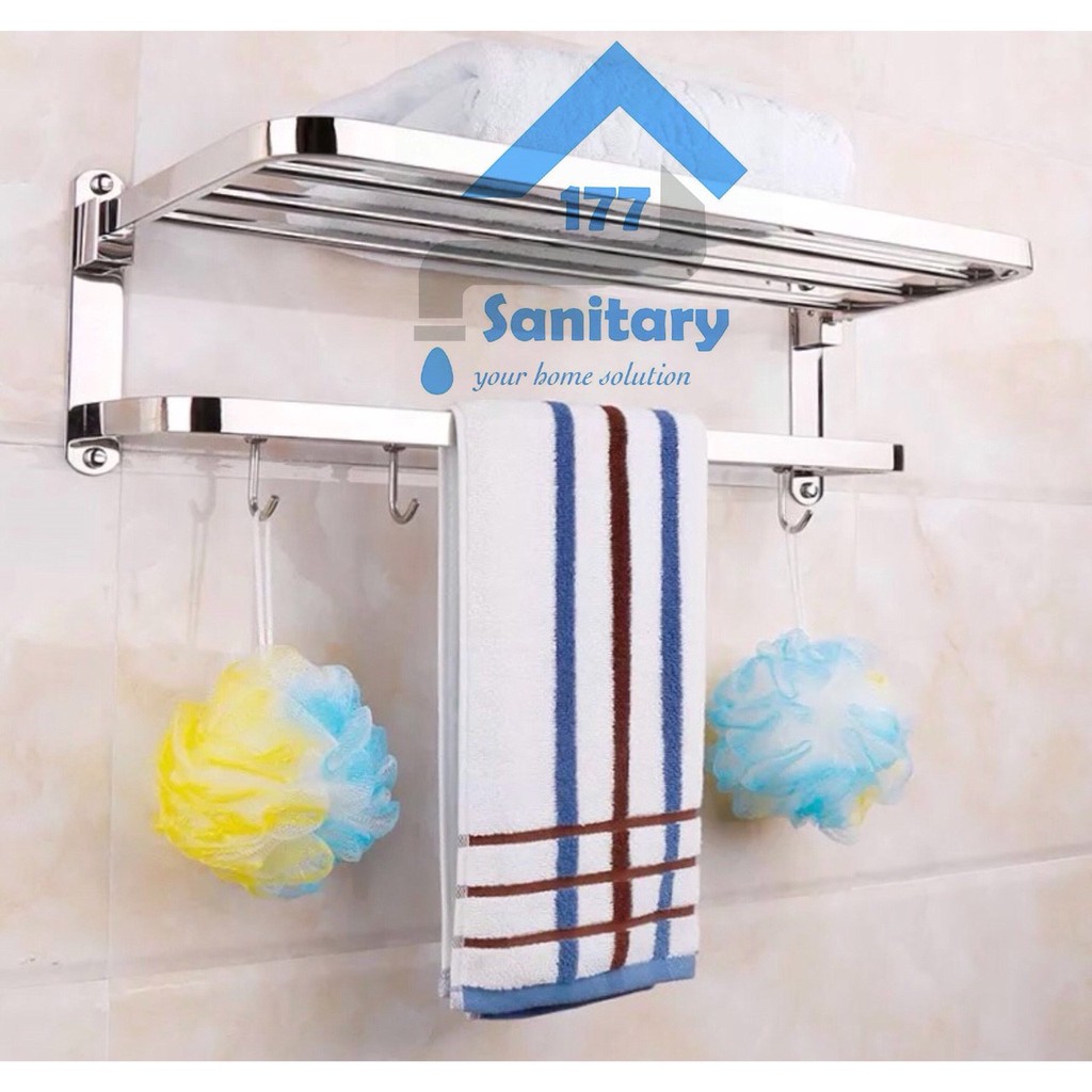 Jual Rak Handuk Stainless 60 Cm 5 Susun Lipat Minimalis Silver Star ...