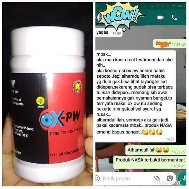 Jual ox-pw original NASA solusi untuk mata katarak silinder tanpa ...