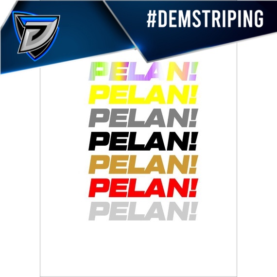 Jual STICKER PELAN CUTTING | Shopee Indonesia
