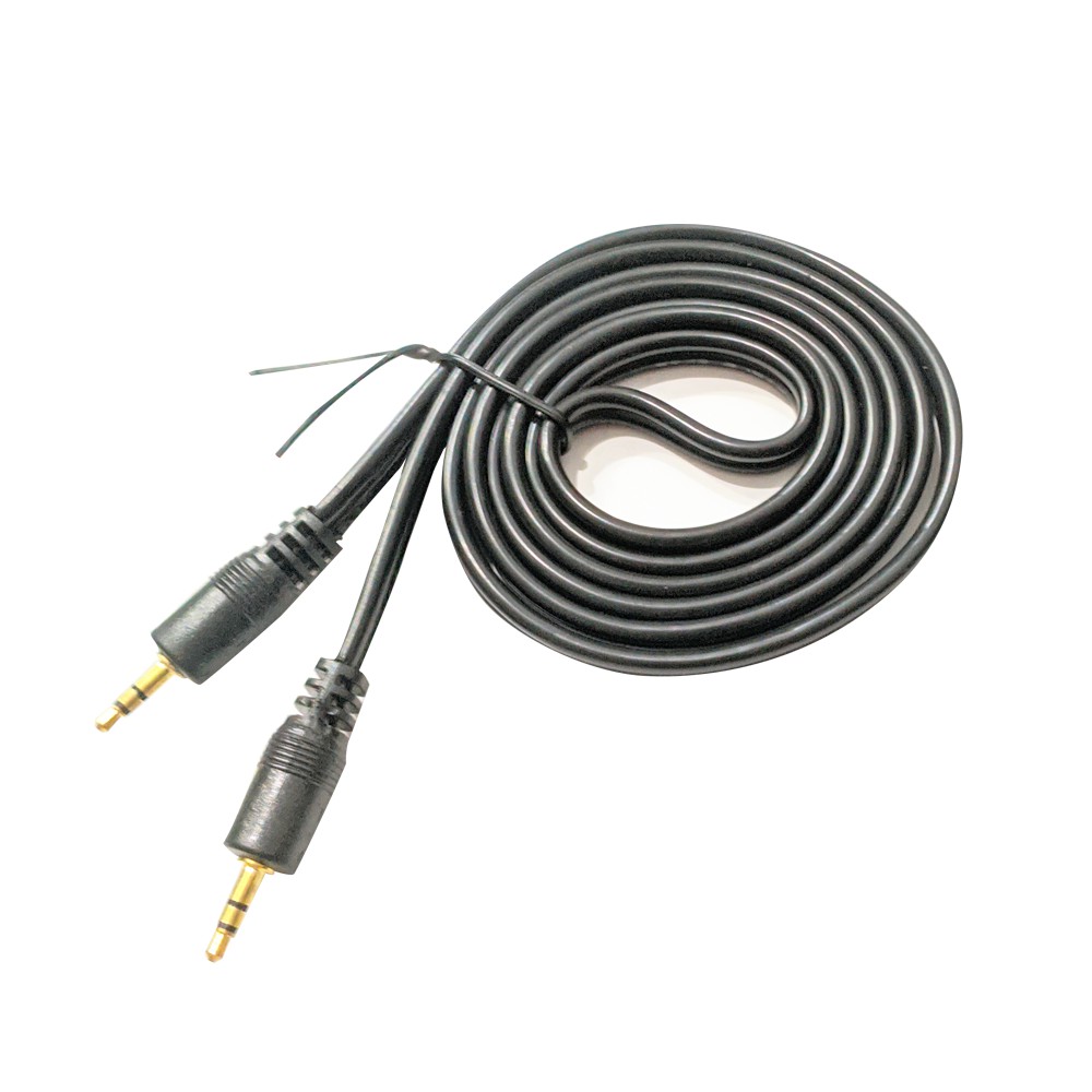 Jual KABEL AUX / MINI STEREO KE MINI STEREO 1,5 METER (HITAM) | Shopee ...