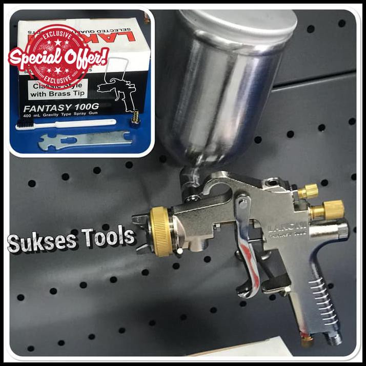 Jual F100 G Alat Semprot Cat Spray Gun Tabung Atas Lakoni Fantasy F 100 ...