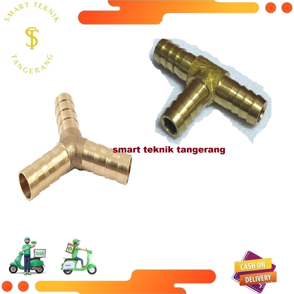 Jual NEPEL CABANG 3 T Y SELANG GAS KUNINGAN SAMBUNGAN AIR 3/8 INCH ...