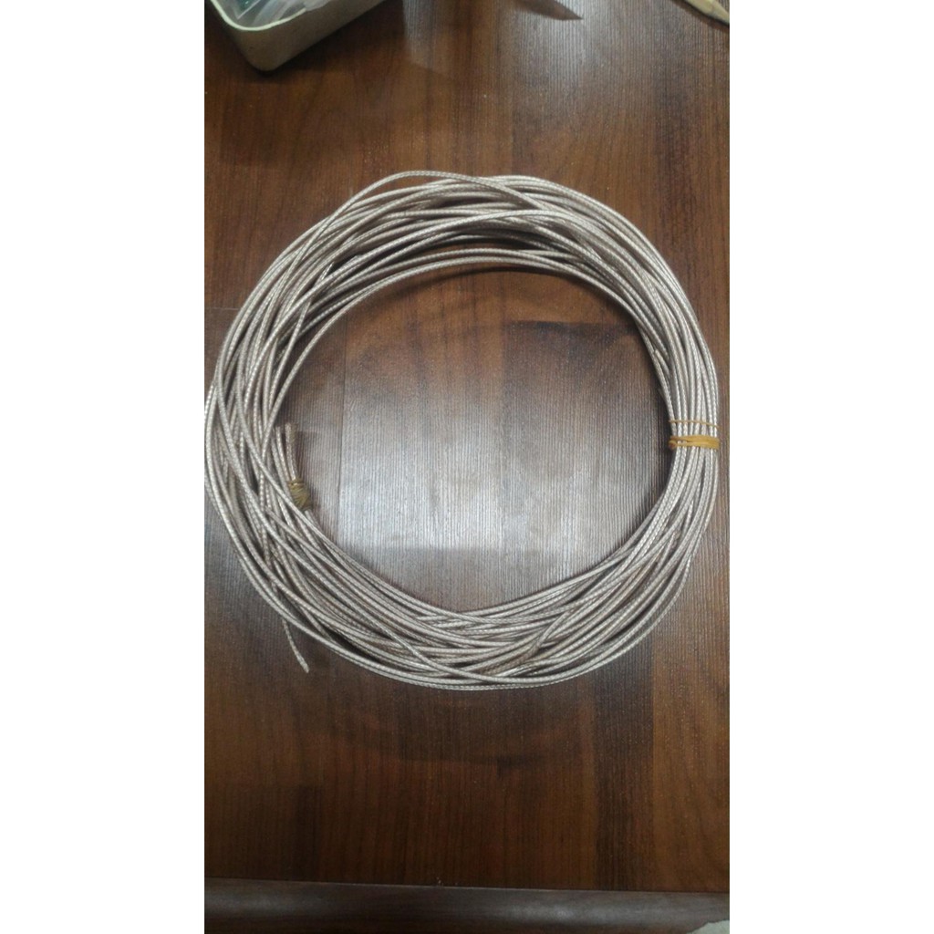 Jual KABEL TEFLON RG316 (3MM) PANJANG 2 METER (50 OHM) | Shopee Indonesia