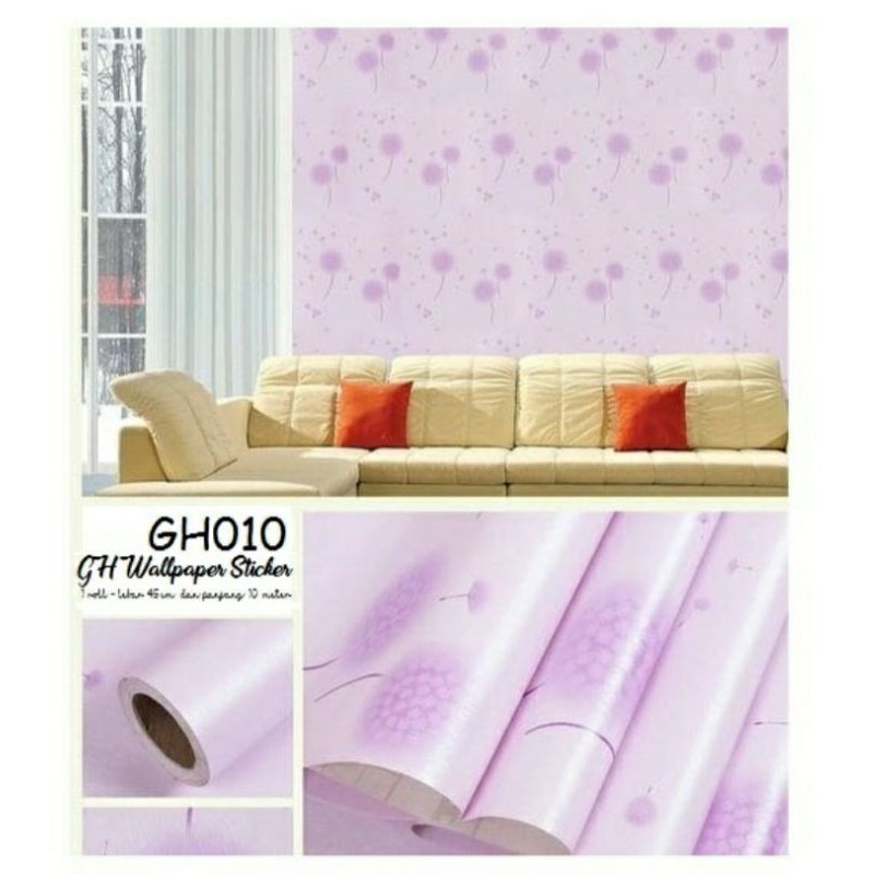 Jual Wallpaper untuk dinding ukuran 45cm x 10m - wallpaper sticker ...