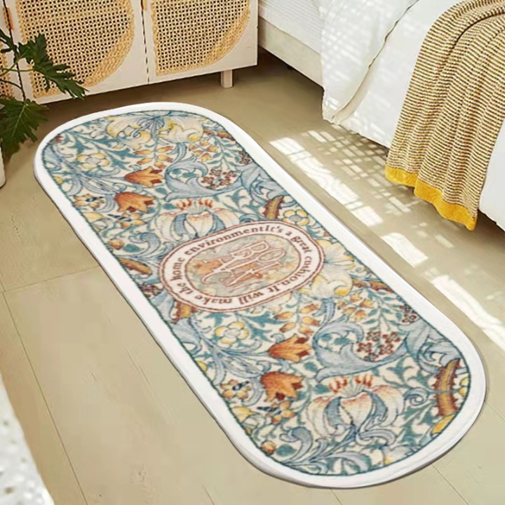 Jual Karpet Kamar Tidur Motif Flower Ukuran 40 x 120 CM Bahan Halus ...