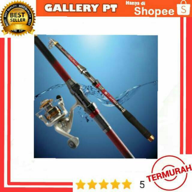 Jual Joran Pancing Carbon Fiber Sea Fishing Rod Pancingan 2.7m/6 2.1/5 ...