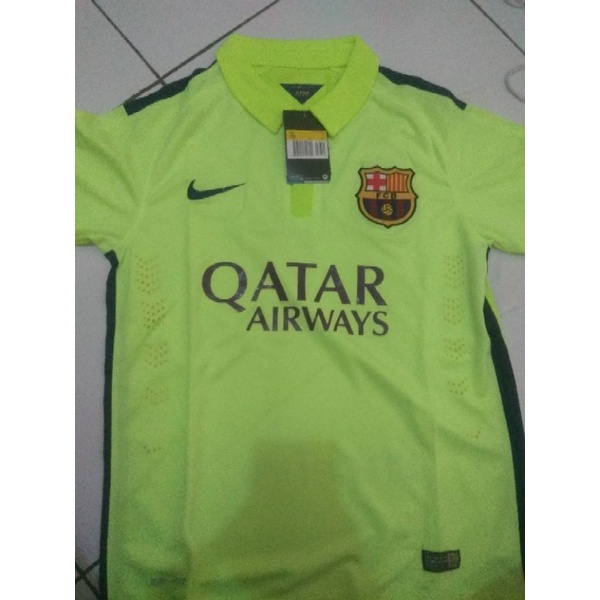 Jual jersey retro barca ijo stabilo | Shopee Indonesia